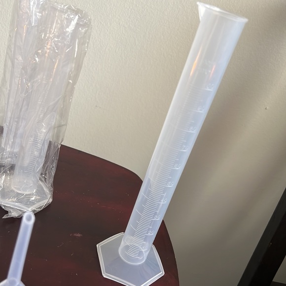 Other | New Lot Of 4 Funnel 6 Graduated Cylinder With Milliliter ...